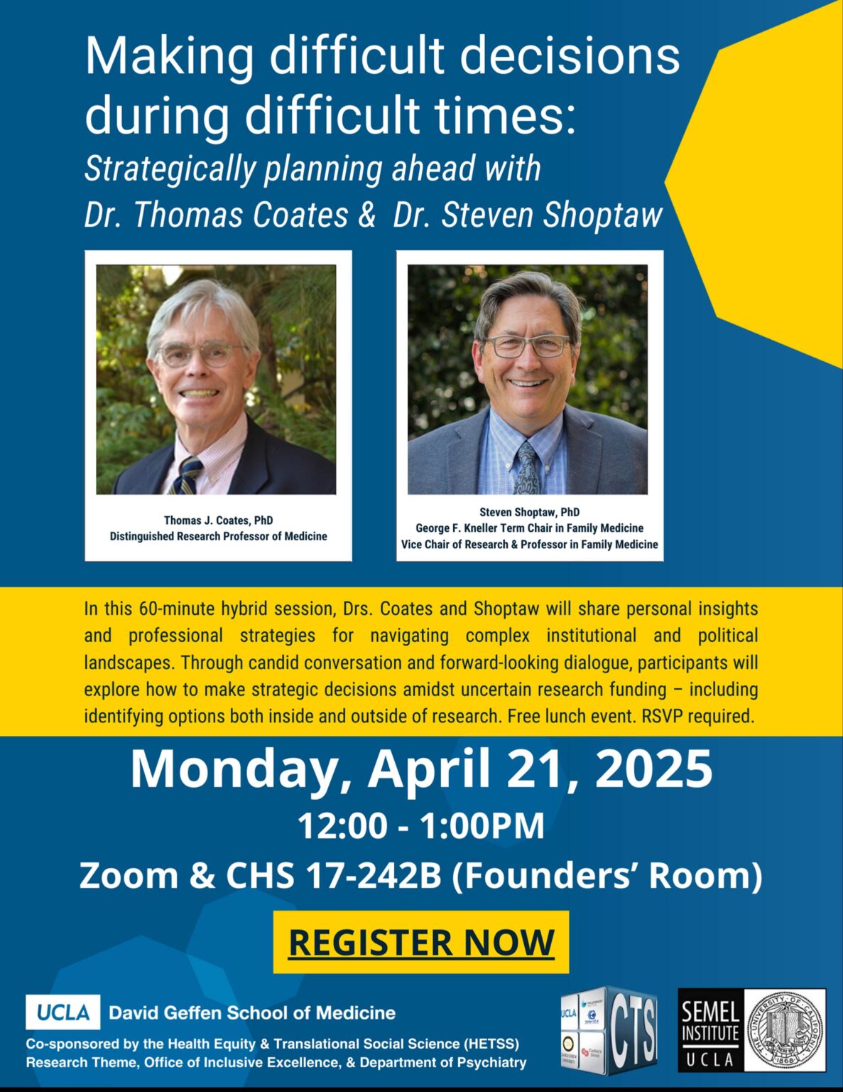 Making Difficult Decisions During Difficult Times